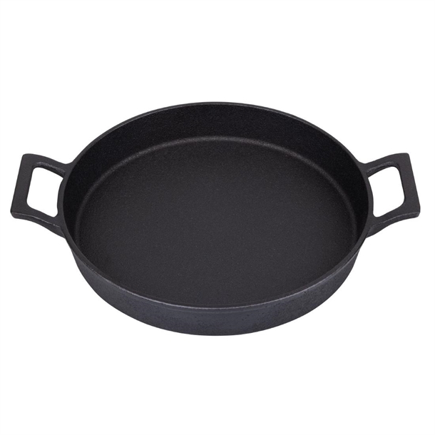 Olympia Cast Iron Round Eared Dish 200mm - FW816 - Nisbets