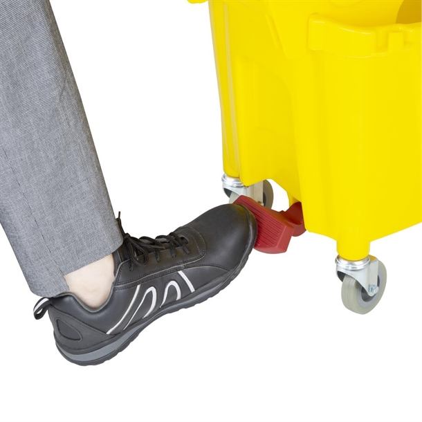 Jantex 30ltr Mop Bucket with Foot Pedal release - Yellow - FW866 - Buy ...