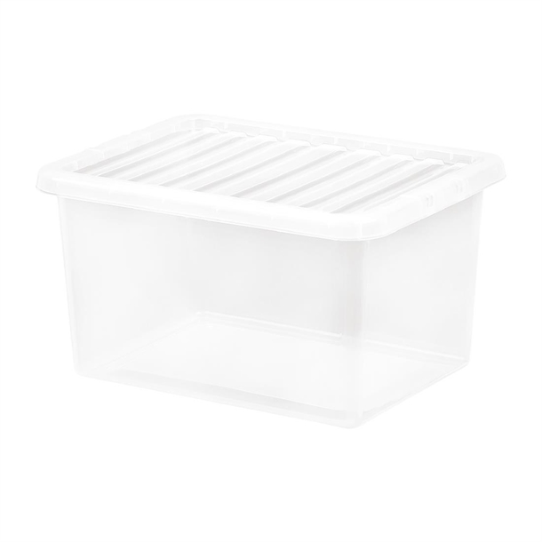 Wham Crystal Storage Box and Lid 25Ltr - FW887 - Nisbets