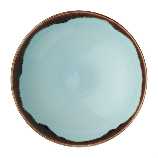 Dudson Harvest Coupe Bowls Turquoise 182mm (12 Pack) - FX165 - Nisbets