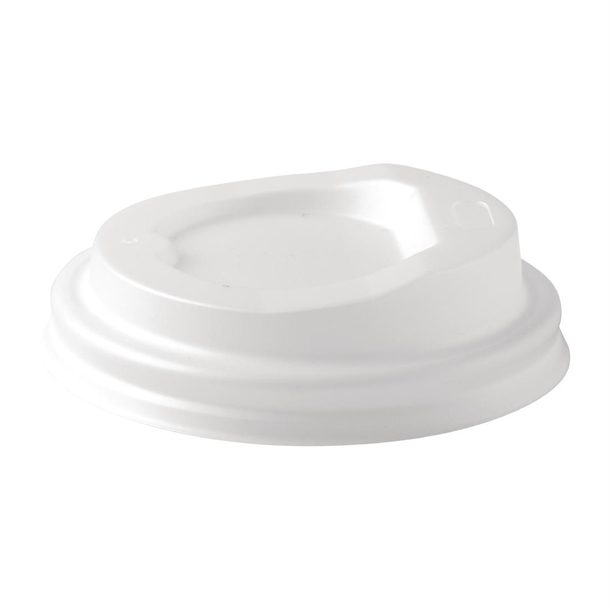 BioPak PLA Lids for BioPak BioCups 4oz 62mm White (Pack of 1000 ...