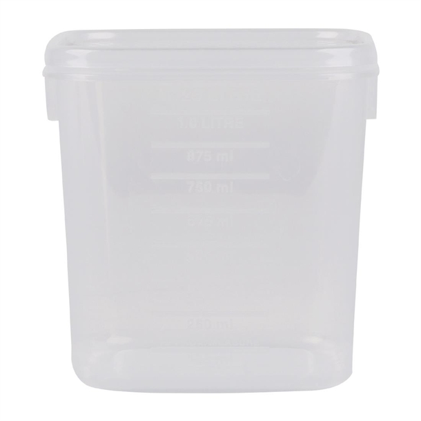 Décor Tellfresh Square Storage Container 1.125Ltr - FY477 - Nisbets