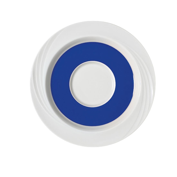 Schonwald Donna Senior Decor Saucer - Dark Blue Wide Band 169x21mm ...