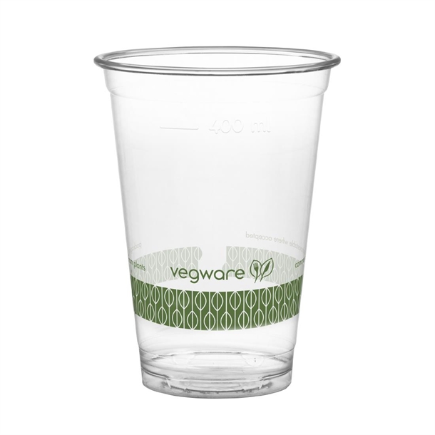 Vegware Compostable PLA Cold Cup 96-Series 16oz (Pack of 1000) - HS966 ...