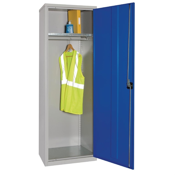 Wardrobe Locker Blue 610mm - GJ787 - Buy Online at Nisbets