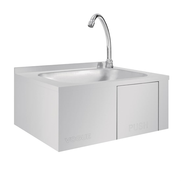 Vogue Stainless Steel Knee Operated Sink - GL280 - Buy Online at Nisbets