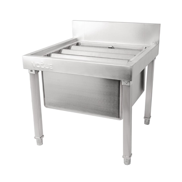 Vogue Stainless Steel Mop Sink - GL281-A - Buy Online at Nisbets