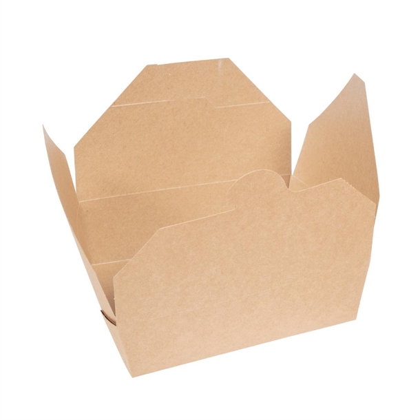 Vegware Compostable Paperboard Food Boxes No.5 1050ml / 37oz (Pack of ...