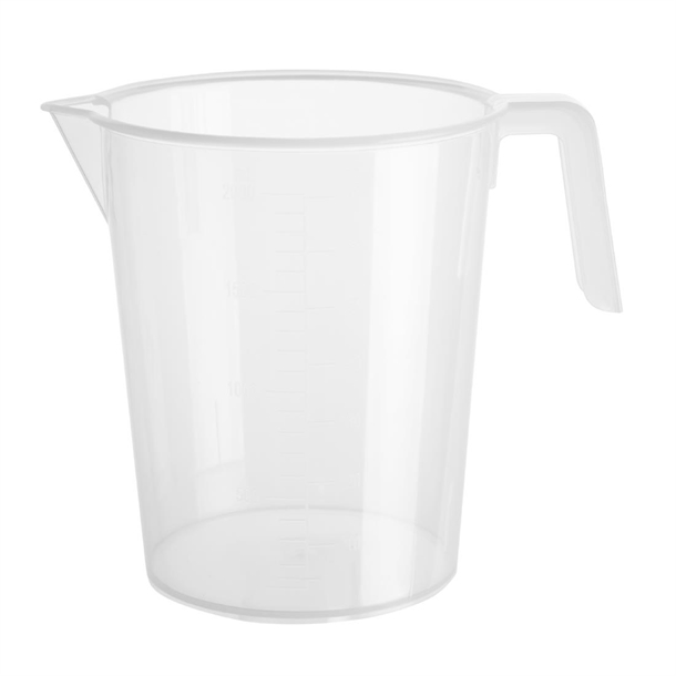 Nisbets Essentials Polypropylene Measuring Jug 2Ltr - HB204 - Nisbets