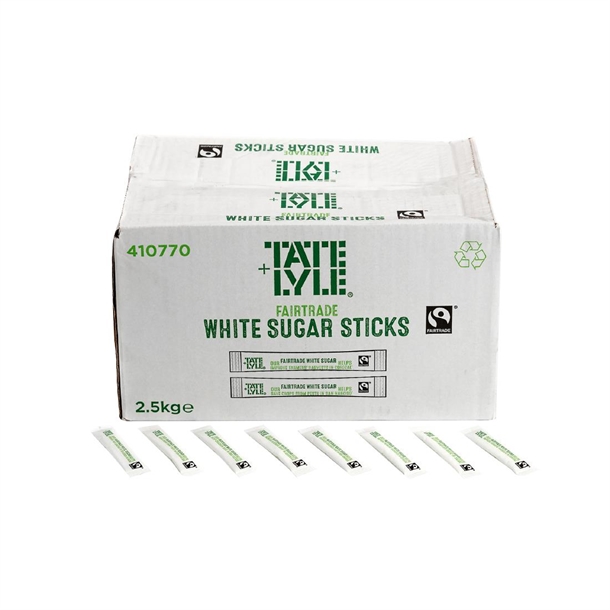 Tate & Lyle Fairtrade White Sugar Sticks (Pack of 1000) - HP979 - Buy ...