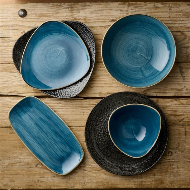 Churchill Stonecast Java Blue Lotus Bowls 152mm (Pack of 12) - HR390 ...
