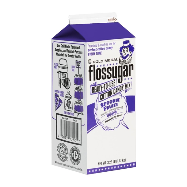 Flossugar Grape Ready to Use Cotton Candy Mix 1.47kg - HS989 - Buy ...