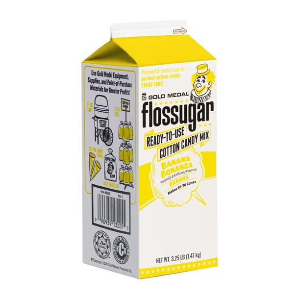 Flossugar Banana Ready to Use Cotton Candy Mix 1.47kg - HS995 - Buy ...