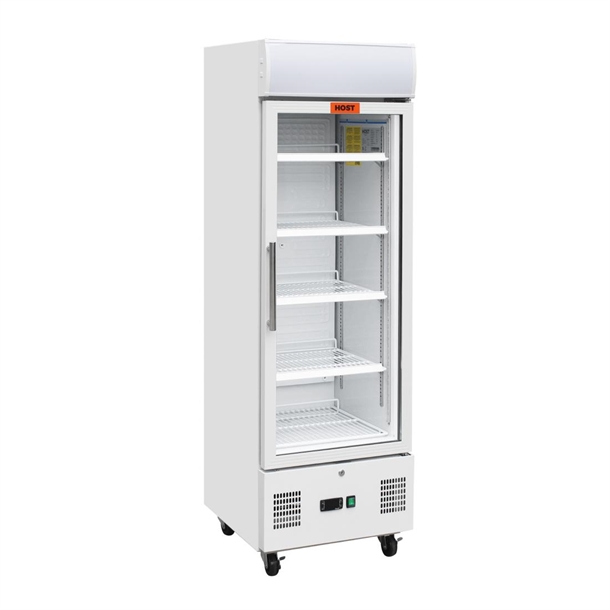HOST Commercial Upright Display Fridge White 218Ltr HOST1107UR - HT139 ...