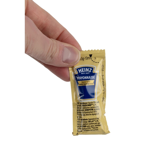 Heinz Mayonnaise Sachets 10ml (Pack of 200) - HT385 - Buy Online at Nisbets