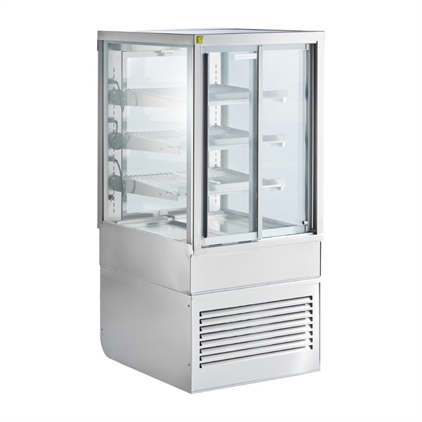 Cossiga Tower BTG Freestanding Multideck Display Fridge w/Sliding Front ...