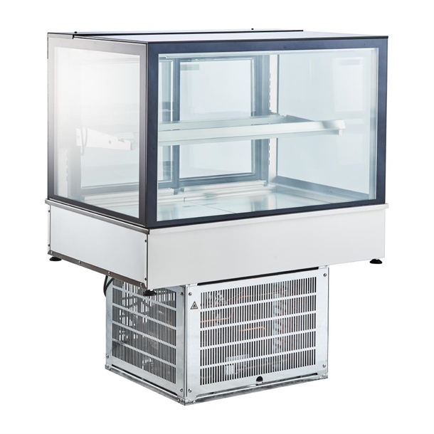 Cossiga Tower GOG Refrigerated Frameless Glass Countertop Display - P ...
