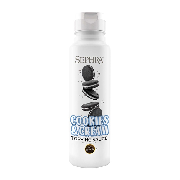 Sephra Cookies and Cream Topping Sauce 1kg - HU115 - Nisbets
