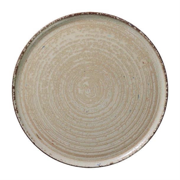 ID Fine Pizza Plate Mocha 310(Ø)mm (6 Pack) - HU774 - Nisbets