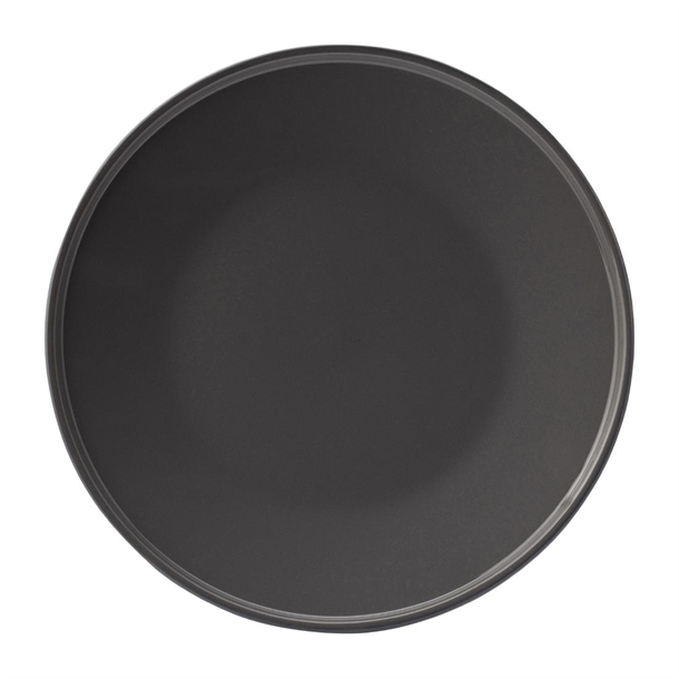 Utopia Core Plates Slate 250mm (6 Pack) - HX314 - Nisbets