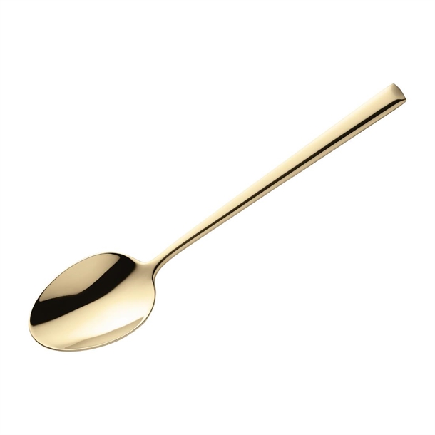 Amefa Metropole Gold Dessert Spoons (12 Pack) - HY053 - Nisbets