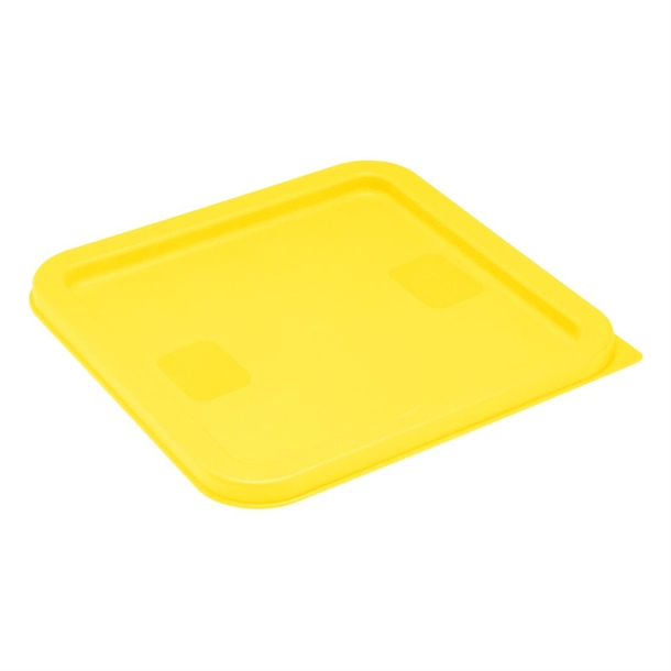 Hygiplas Square Yellow Lid to Fit 5.5/7Ltr Containers - HY420 - Nisbets