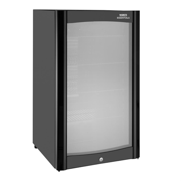 Nisbets Essentials Single Door Back Bar Cooler 98Ltr - HY599-A - Nisbets