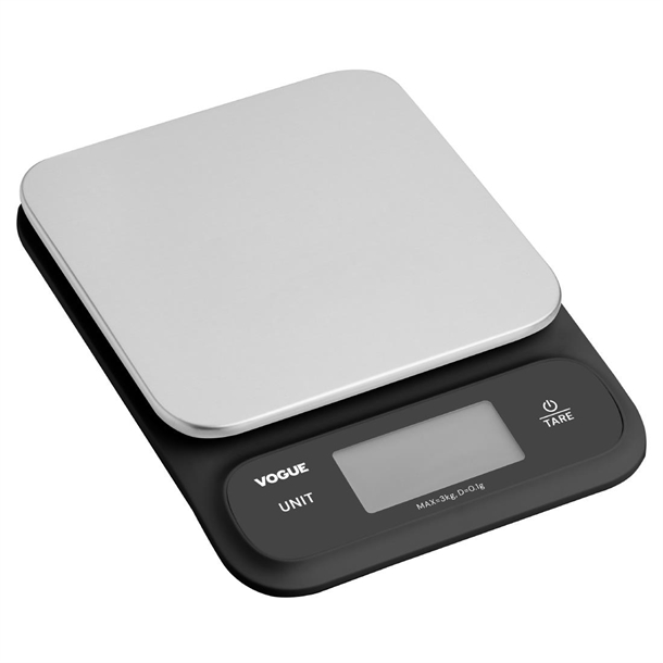 Vogue Waterproof Electric Scales 3kg - HZ327 - Nisbets