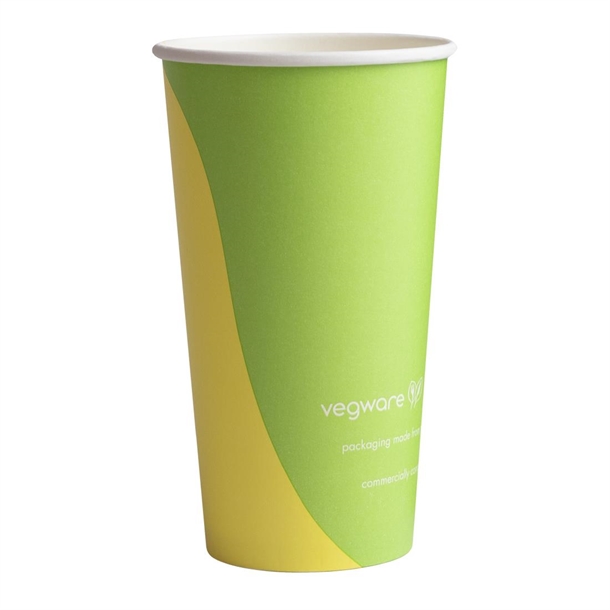 Vegware Paper Cold Cups 89-Series 20oz/500ml (1000 Pack) - HZ942 - Nisbets