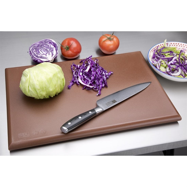 Hygiplas Extra Thick High Density Brown Chopping Board - P_J035 - Buy ...