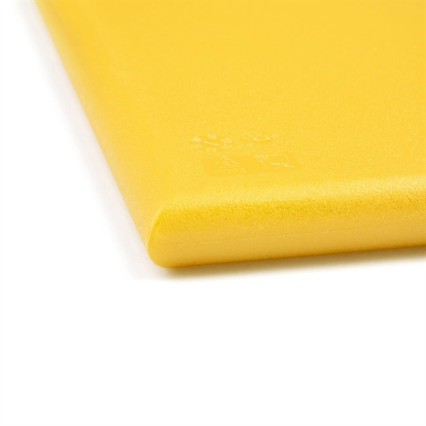 Hygiplas Thick High Density Yellow Chopping Board Large 600x450x25mm ...