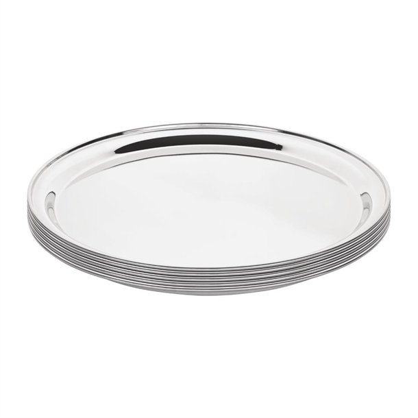 Plateau de service rond inox Olympia 305mm - J828 - Nisbets