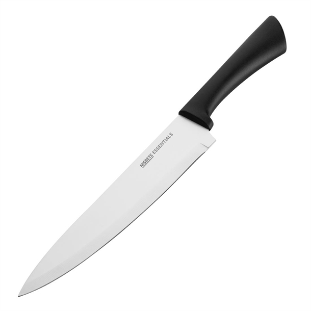 Nisbets Essentials Chefs Knife Black 200mm - JA906 - Nisbets