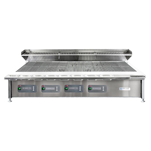 Synergy Grill Trilogy Nat Gas Chargrill with Garnish Rail & Slow Cook ...