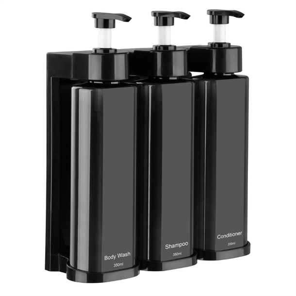 Nisbets Essentials Triple Shower Pump Dispenser - JB779 - Nisbets