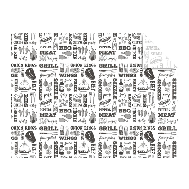Vegware Greaseproof Sheets Grill 400x300mm (1000 Pack) - JB825 - Nisbets