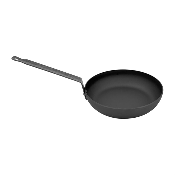 Samuel Groves Professional Seasoned Carbon Steel Omelette Pan 22cm ...