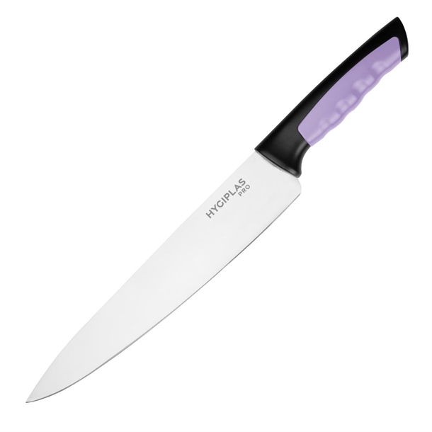 Hygiplas Pro Chef Knife Purple 25cm - JD214 - Nisbets