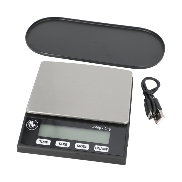 Rhino Stealth Scale with Timer - JE382 - Nisbets