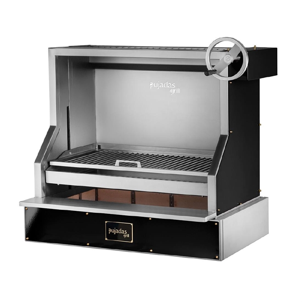 Pujadas Countertop Open Grill with V-Shaped Bars and Refractory Base ...
