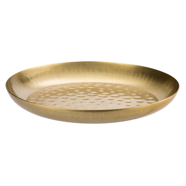 Utopia Seafood Tower Serving Bowl Vintage Gold 350mm - JM343 - Nisbets