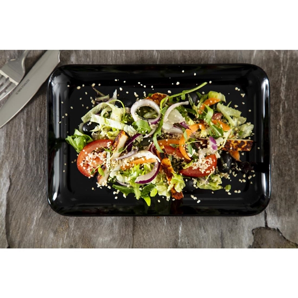 Dalebrook Melamine Rectangular Platter Black - P_L289 - Buy Online at ...