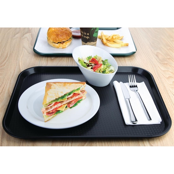 Olympia Kristallon Polypropylene Foodservice Tray 350x450mm Black ...