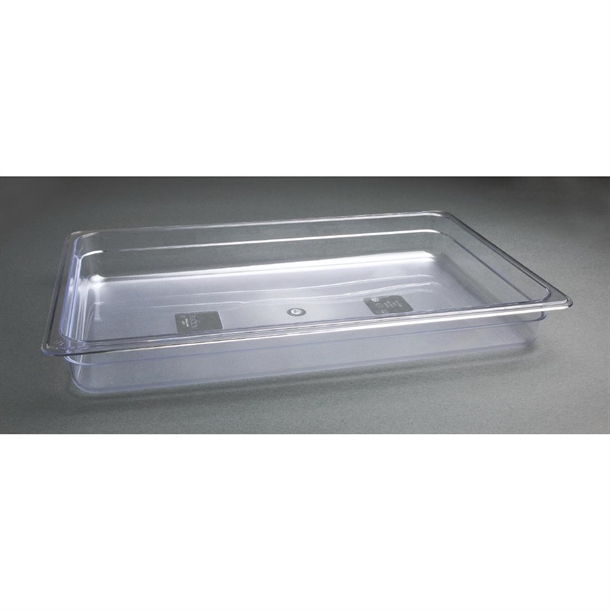 Bac Gastronorme en polycarbonate transparent 65mm Vogue - U224 ...