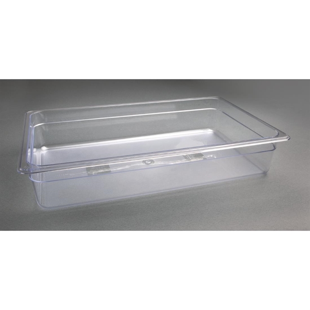 Vogue Polycarbonate 1/1 Gastronorm Container 100mm Clear - U225 - Buy ...