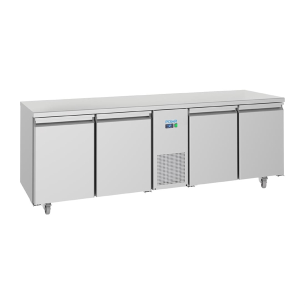 Polar U-Series Energy Efficient 4 Door Counter Freezer 632Ltr - UA075 ...