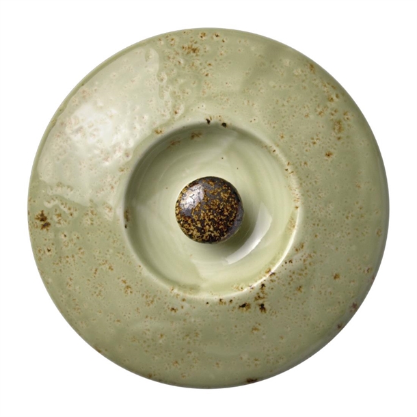 Steelite Craft Green Casserole Lids (6 Pack) - V068 - Nisbets