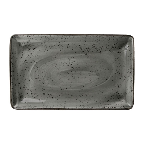 Steelite Smoke Rectangle One Trays 270 x 168mm (6 Pack) - VV1870 - Nisbets