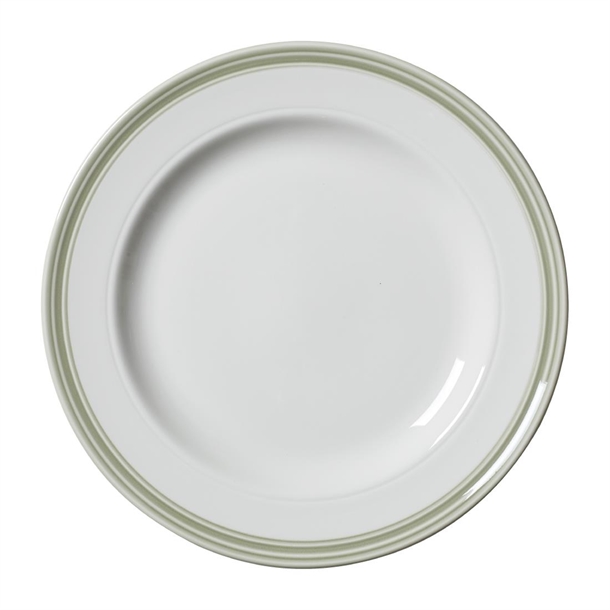 Steelite Bead Sage Plates 255mm (12 Pack) - VV2652 - Nisbets