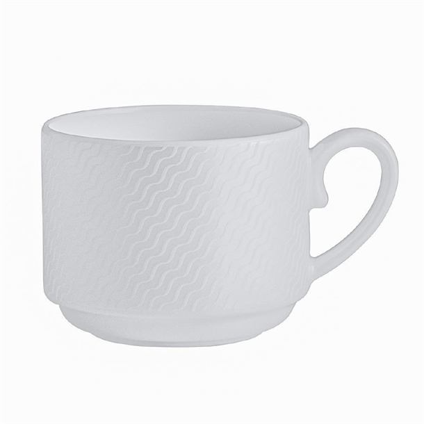 William Edwards Lahari Stacking Cups 212.5ml (12 Pack) - VV4961 - Nisbets